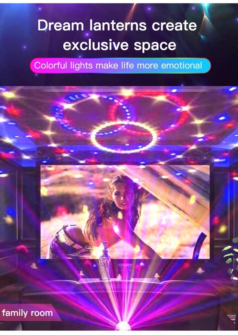 RGB Disco Light Dj Luces Discoteca Lamp Birthday Party Lights ...