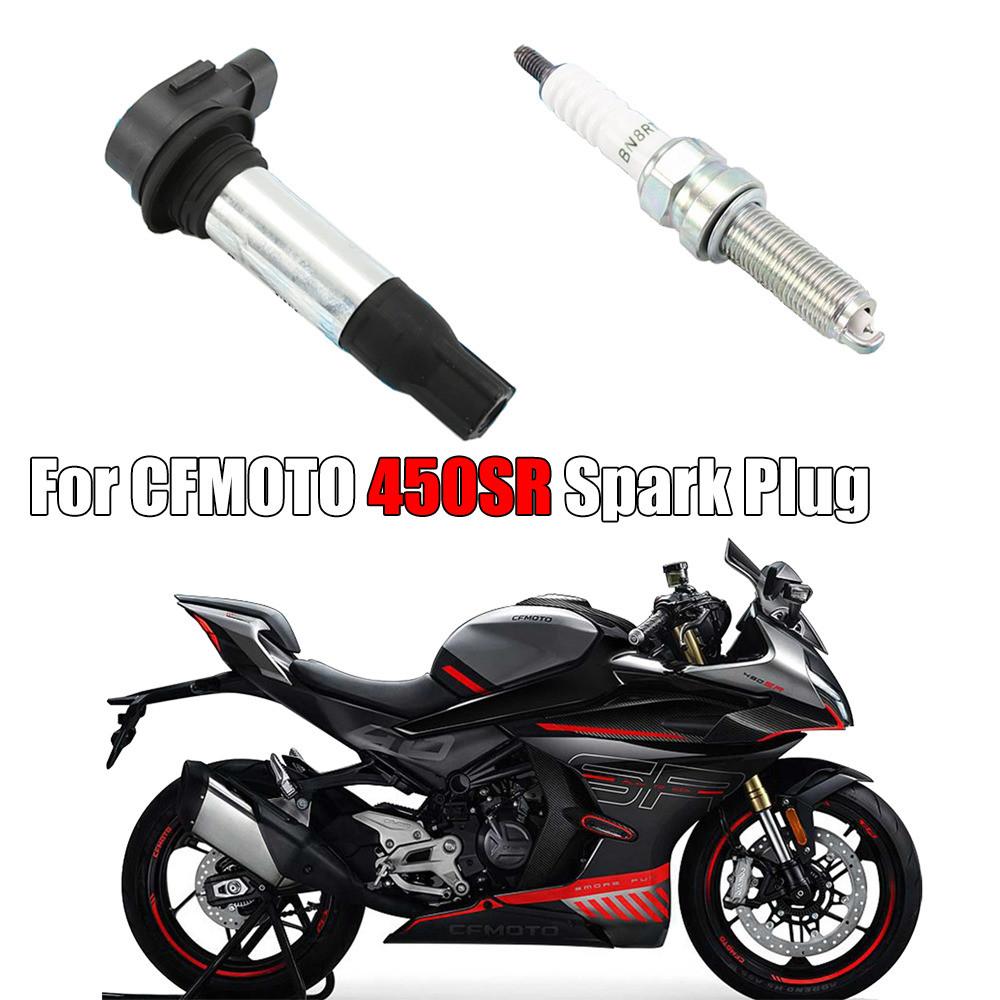 Motorcycle 1 Parts Spark Plugs For CFMOTO 450SR CF450SR CF400-6 CF MOTO SR450 400-6 Sparking ...