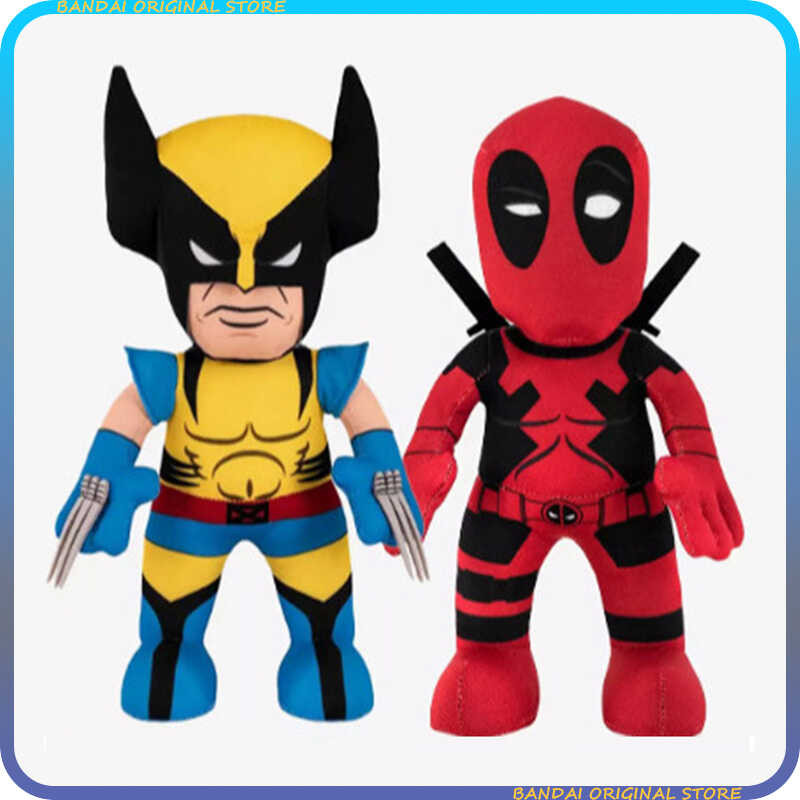 Deadpool&Woerine Plush Woerine Deadpool Toy Model Figure Bleacher ...