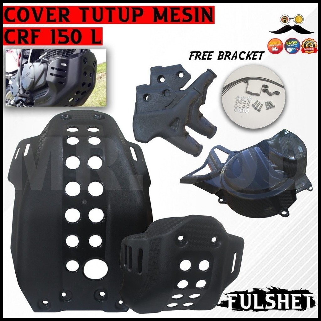 ۞ MESIN Engine COVER CRF Frame COVER SET ENGINE SIDE COVER SUPERMOTO ...