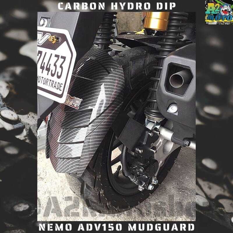LY ADV 150 160 Mud Guard Rear Fender Tire Ang Kanyang Karbon NEMO MHR ...