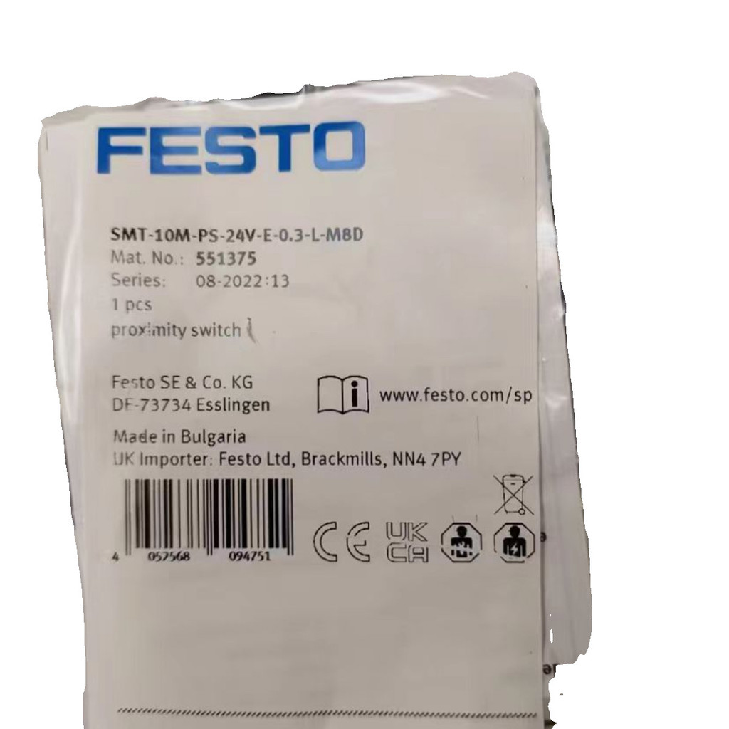 Festo FESTO Magnetic Switch SMT-8M-A-PS-24V-E-0.3-M8D 574334 Orihinal ...