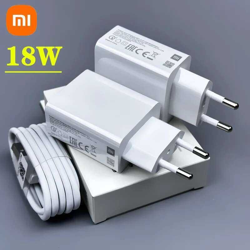 Xiaomi 18W Fast Charger Orihinal QC 3.0 EU Quick Travel Wall Charge ...