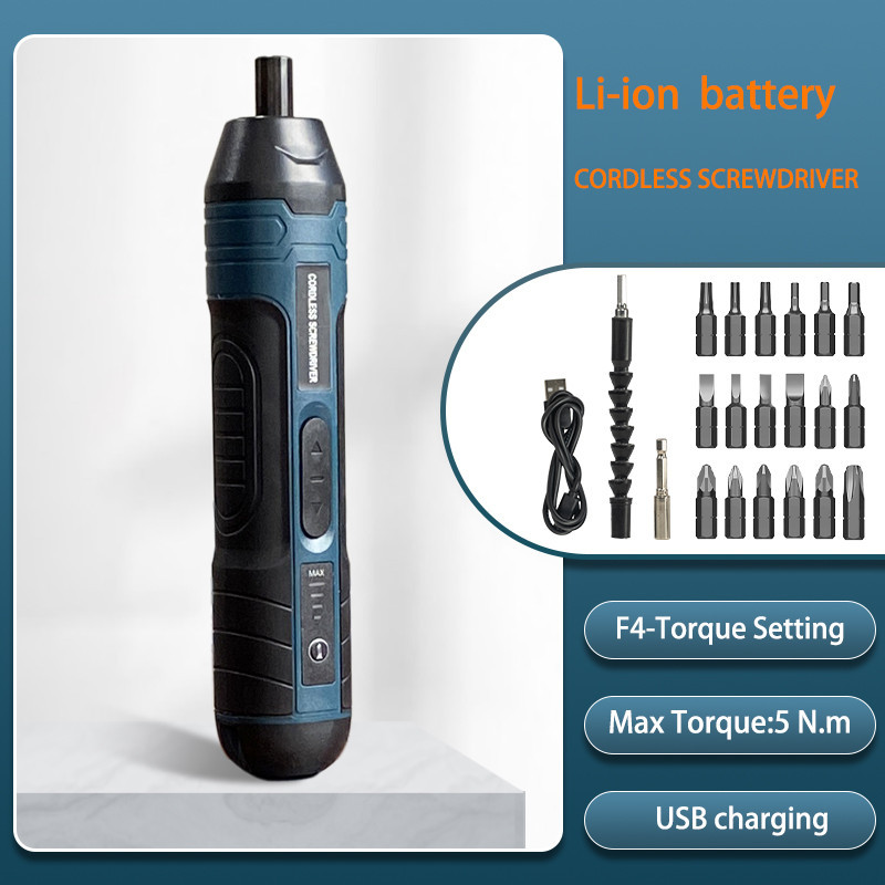 Adjustment Straight Handle 3.6V Electric Screwdriver Multi-Function ...