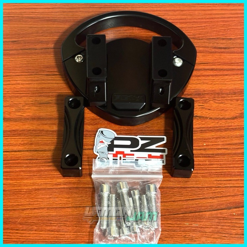 PZTECH / KINGDRAG HEADPOST CNC NMAX V1 / NMAX V2 - FOR NAKED HANDLE BAR ...