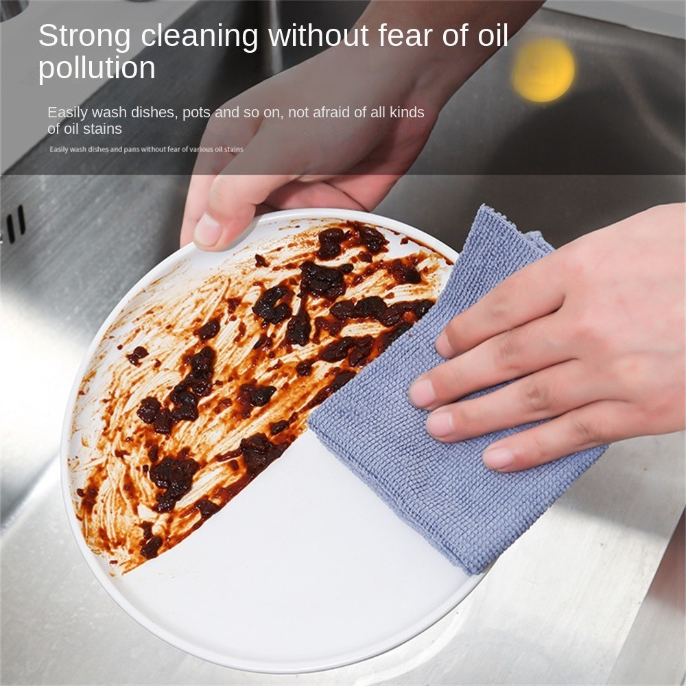 20PCS Kitchen Microfiber Towel with Box Super Absorbent Cleaning Dish ...