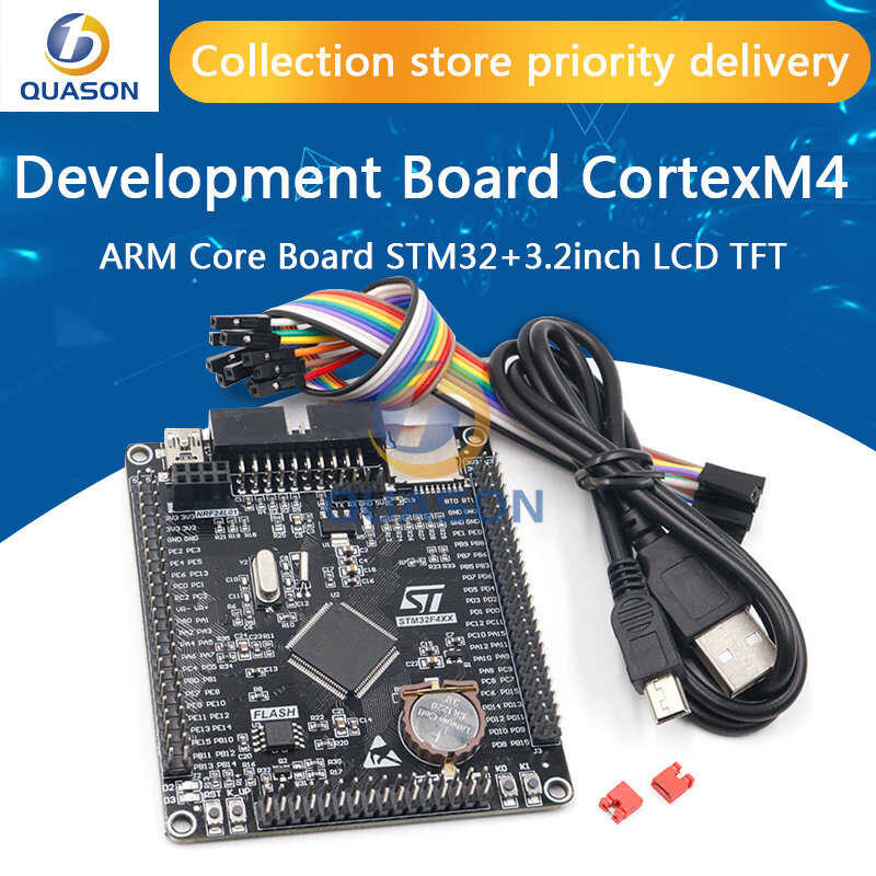 Stm32f407vet6 ☆ Development Cortexm4 Stm32 Minimum System Learning ARM Core Board +3.2 Inch LCD ...