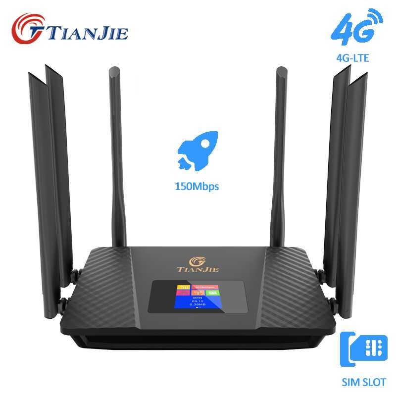 Ba Double-Band Unlocked 4G LTE Modem Router Na May SIM Card Slot ...