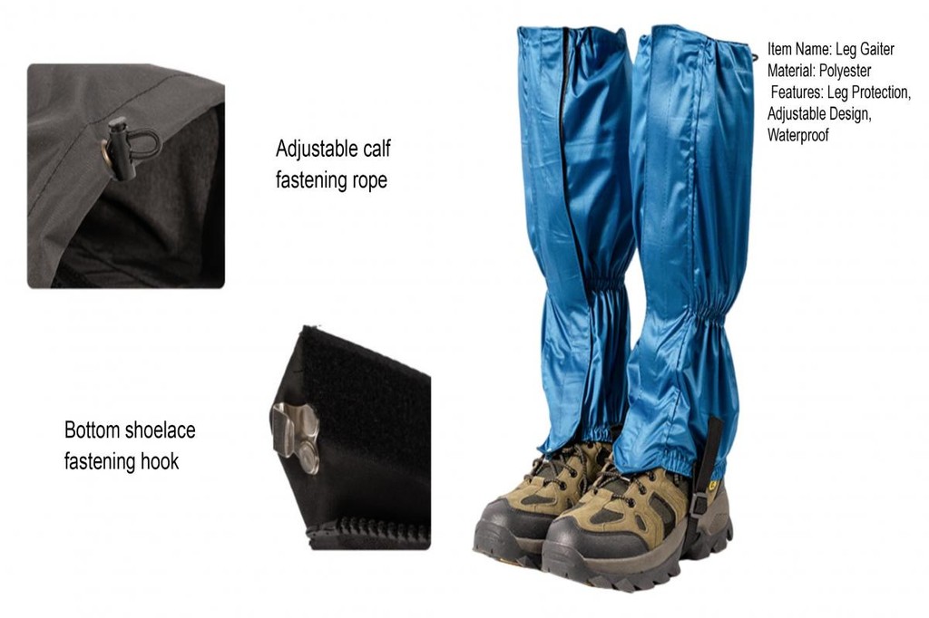 [VOU] Waterproof Snow Gaiters Outdoor Leg Protectors Adjustable ...