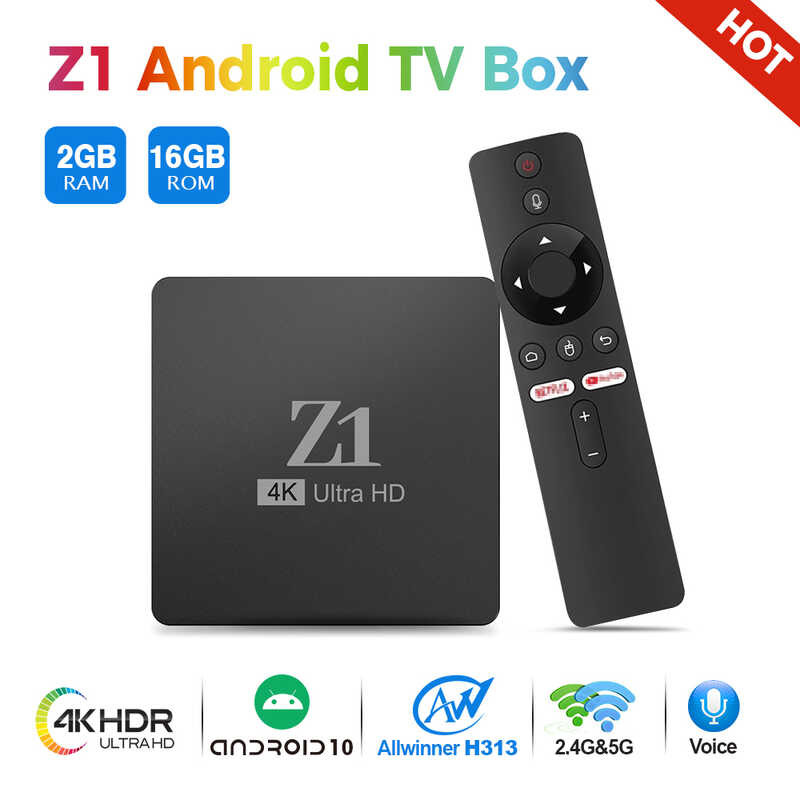 Android Z1 BOX Dual WiFi 2GB RAM 16GB ROM 3D Media Player 4K Set Top ...