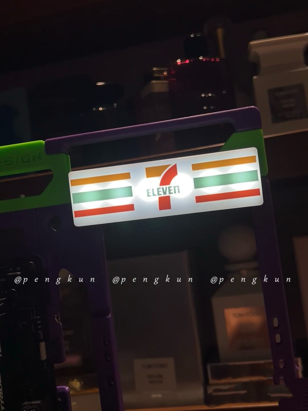 Convenience Store Refrigerator Stickers Creative Light Card Display ...