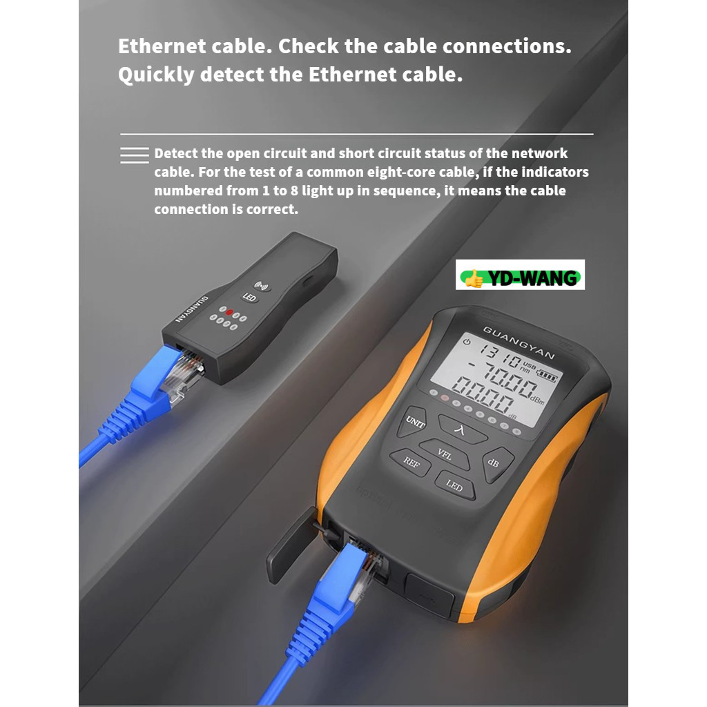 FTTH Tool Fiber Optic OPM Optical Power Meter Visual Fault Locator VFL ...