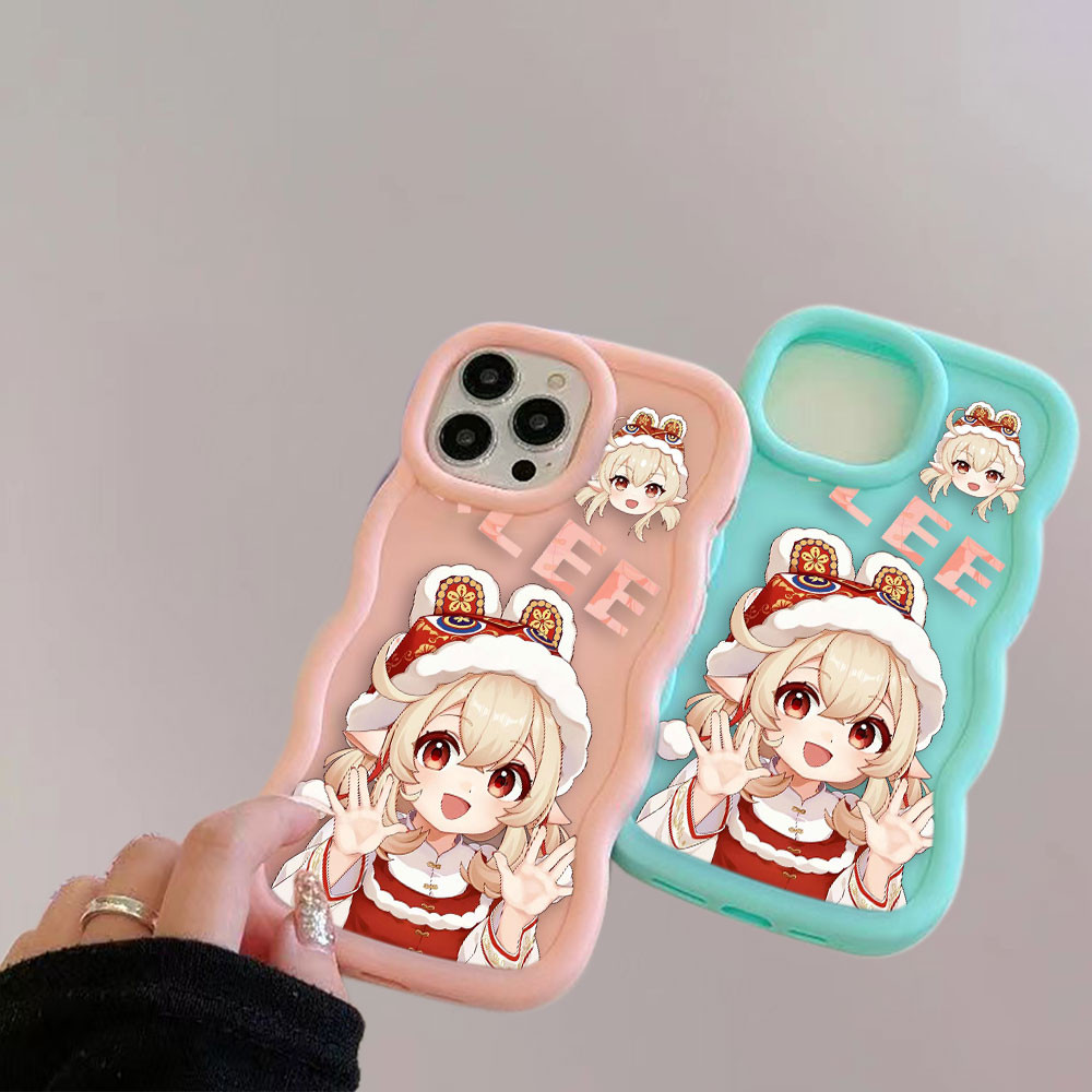 Genshin Impact Klee Big Hole Macaron Phone CaseFor INFINIX HOT 50 11 10 ...