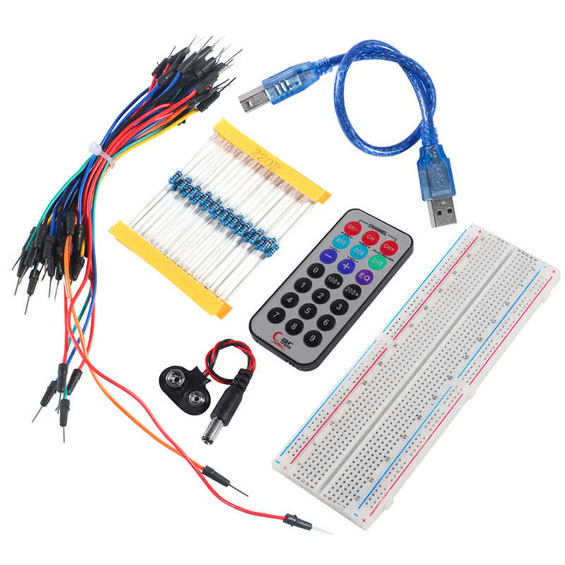 Starter Learning version Kit for Arduino - Uno Breadboard and holder Step Motor Servo /1602 LCD ...