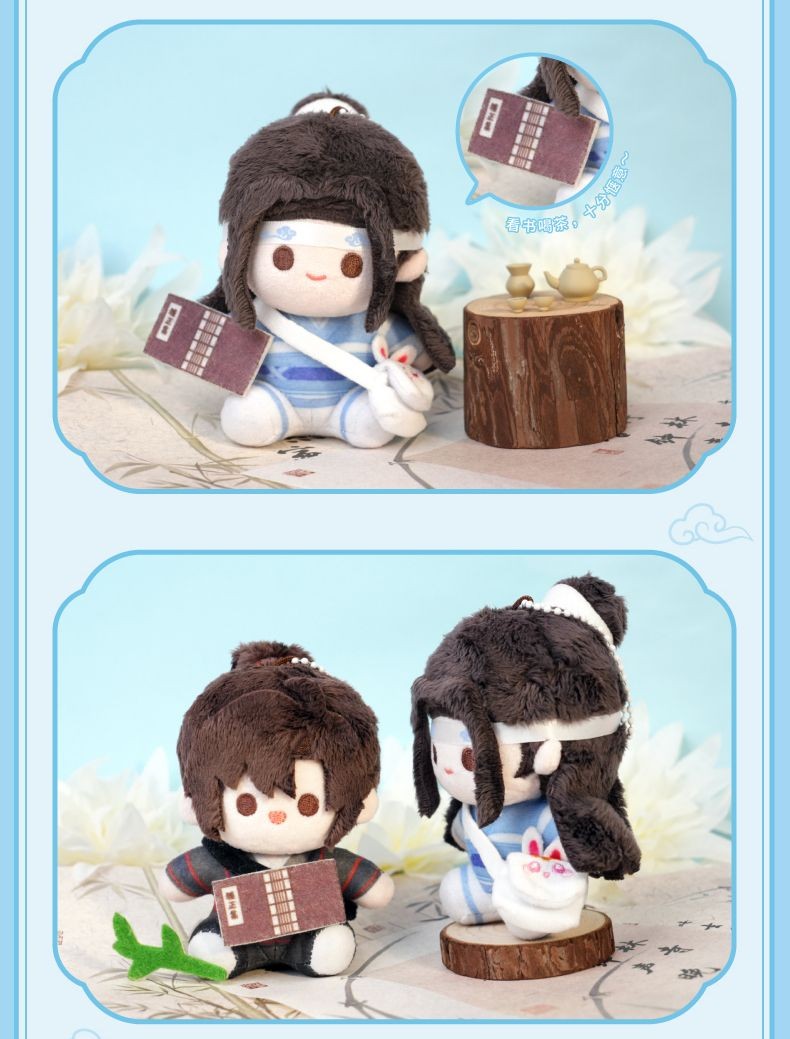 In stock MDZS Mo Dao Zu Shi Lan Wangji Wei Wuxian Plushie Stuffed Plush ...
