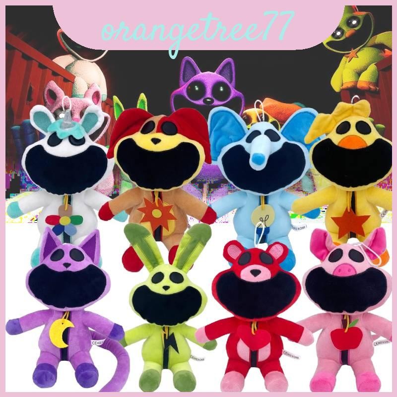 Rabbit Smiling Critters Plush Toy Adorable Cartoon Style 30cm Design ...