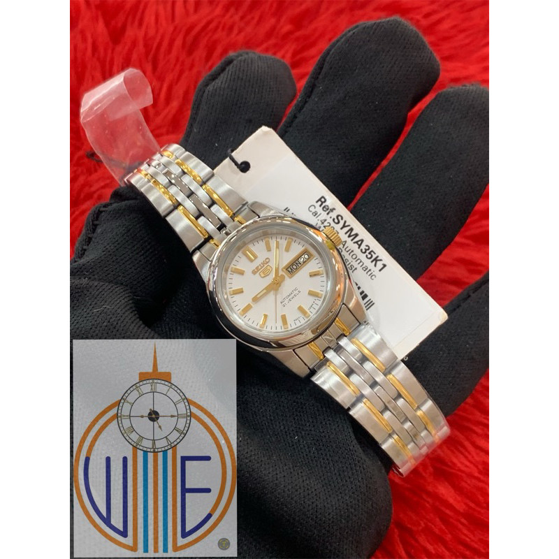 SEIKO LADIES TWO TONE AUTOMATIC SYMA35K1 | Shopee Philippines