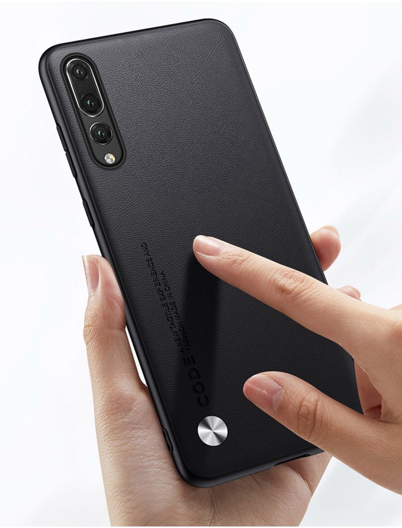 For Huawei P20 / P20 Pro / P20 Lite Fashion Luxury PU Soft Leather Back ...