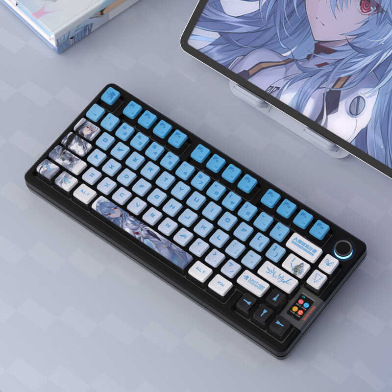 Pudding FS PBT Translucent Custom Sublimation Four-Sided Cartoon Retro ...