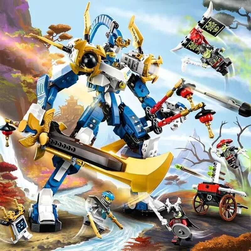 New 2023 Ninja Series 71785 Jay's Titan Mech 794 Building Bloc Bric ...