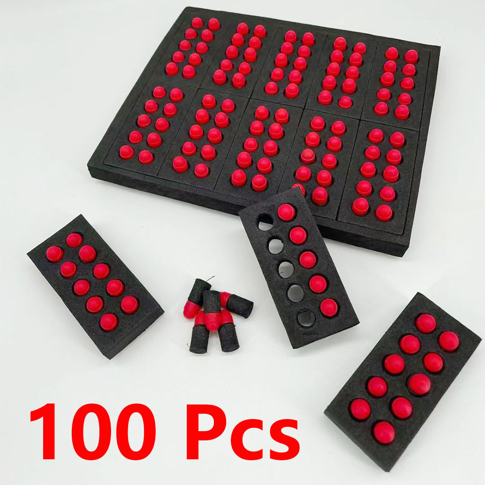 [Ready Stock]Glock 100 Pcs EVA Soft Elastic Bullets Rubber Head Foam ...