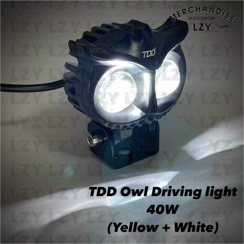 LY TDD Original 40W Owl Mini Driving Light Led Headlight Dual Color ...