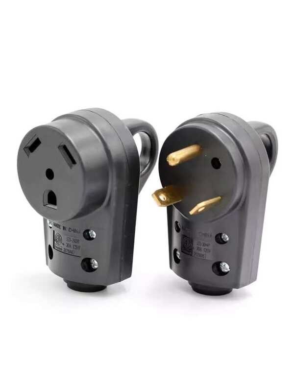 NEMA TT-30P/30R30A125V American standard three pin industrial grade ...