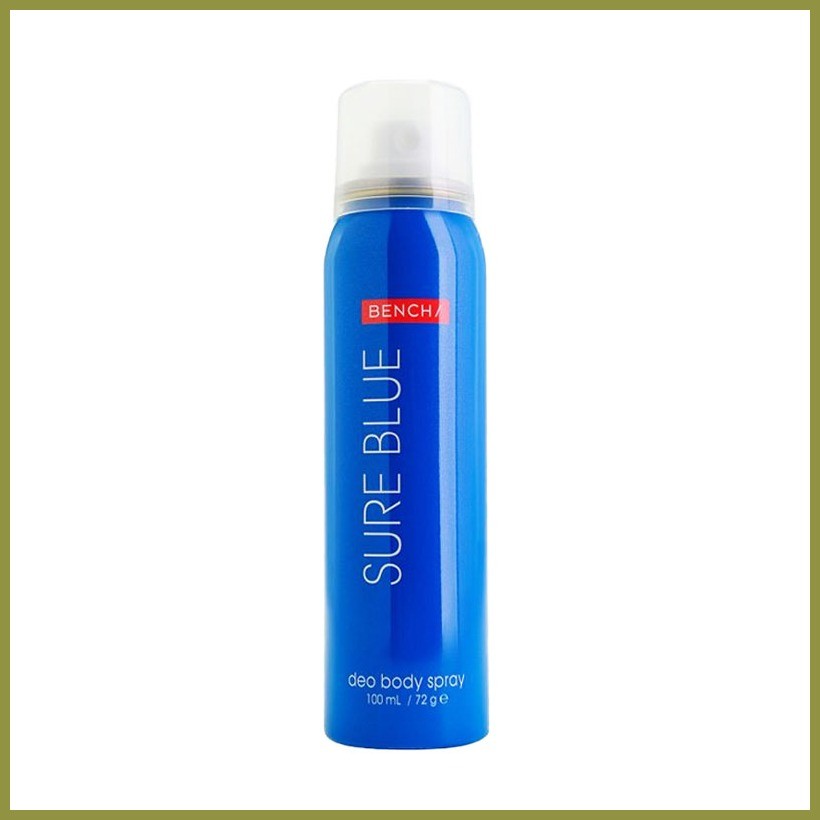 ⭐ ♀ Bench Blue Deo Body Spray 100ml (Fast Break/Sure Blue/Pure Play ...
