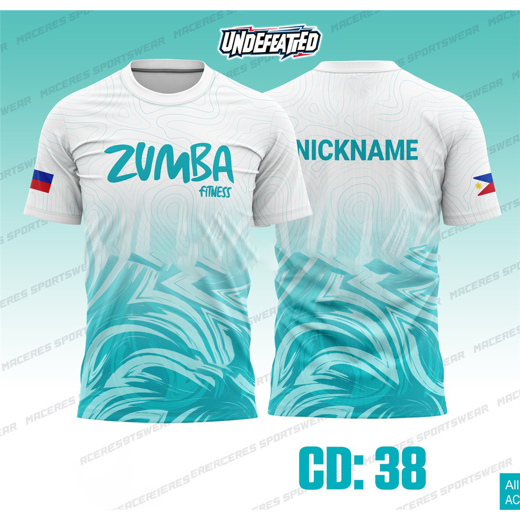 【Free customization name】Sublimation Shirt 2025 Love Zumba Zumbawear ...