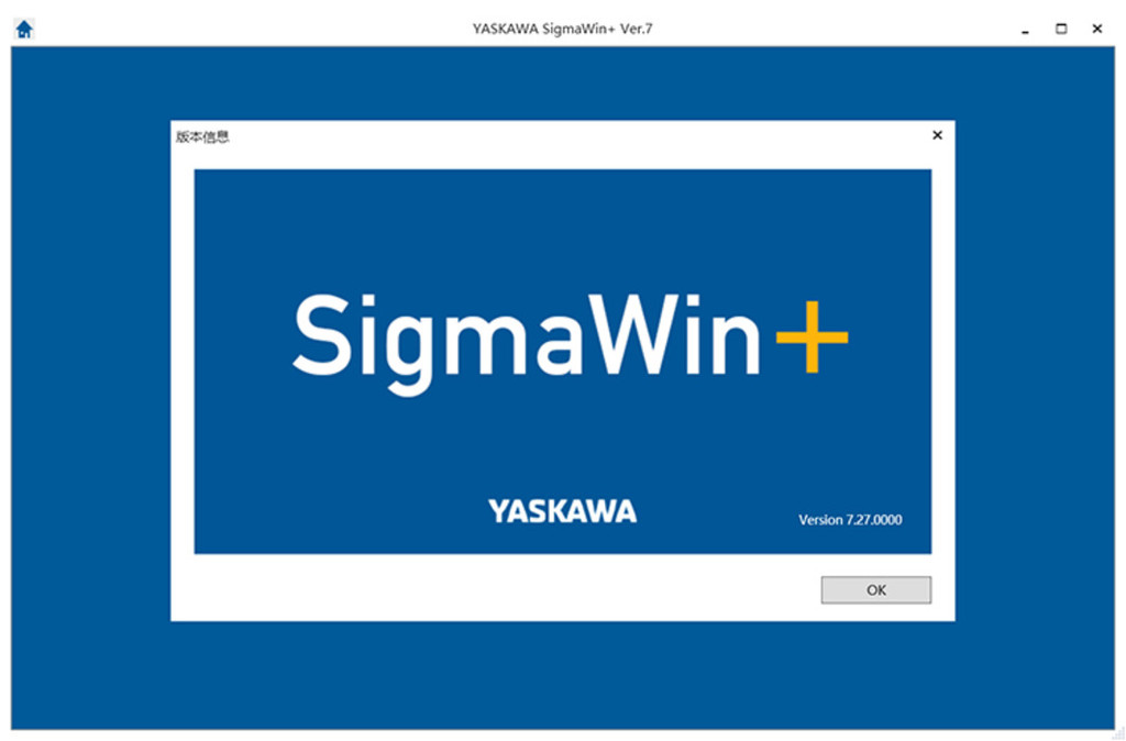 Yaskawa serves Chinese debugging software SigmaWin+Versinon 7.27 ...