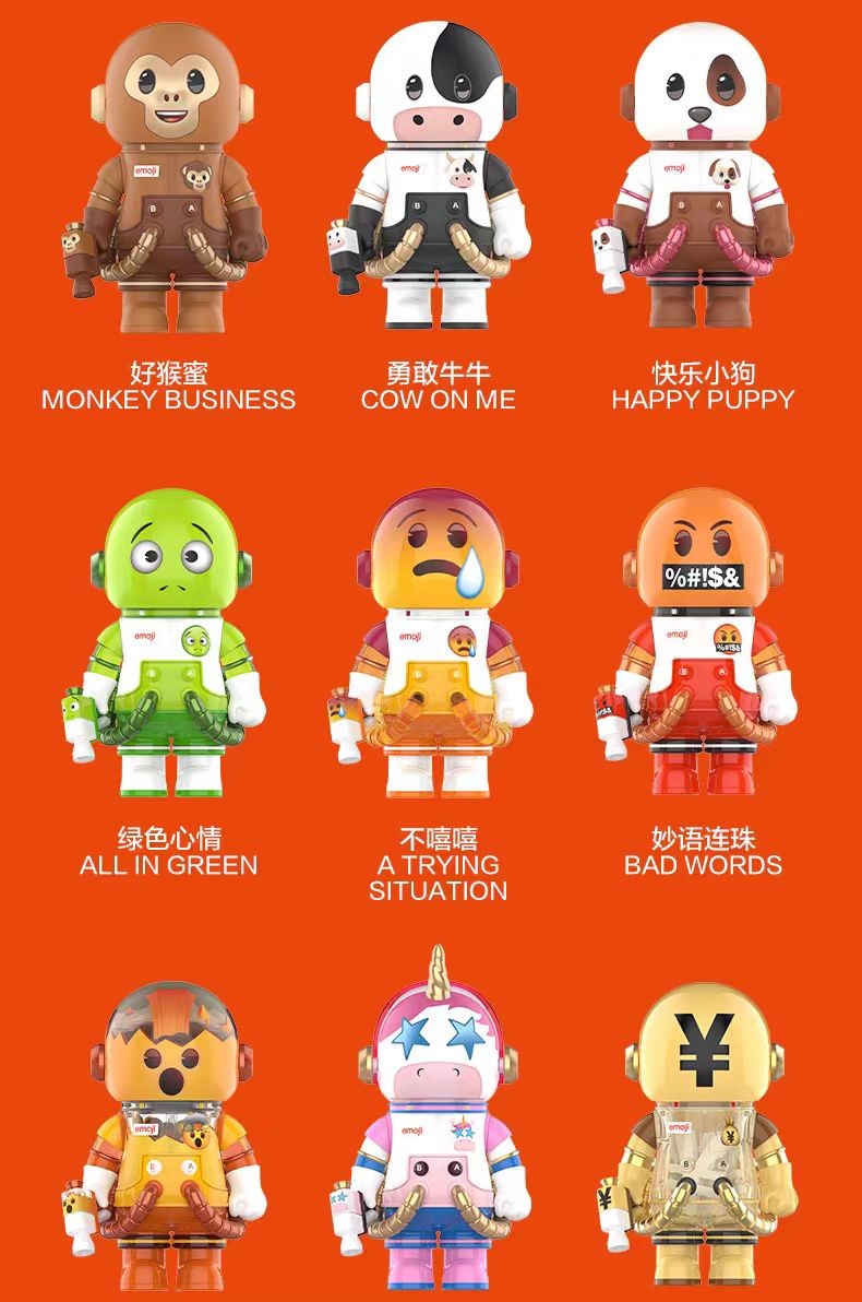 Molly SPACE MOLLY X EMOJI series Blind Box official art toys | Shopee ...