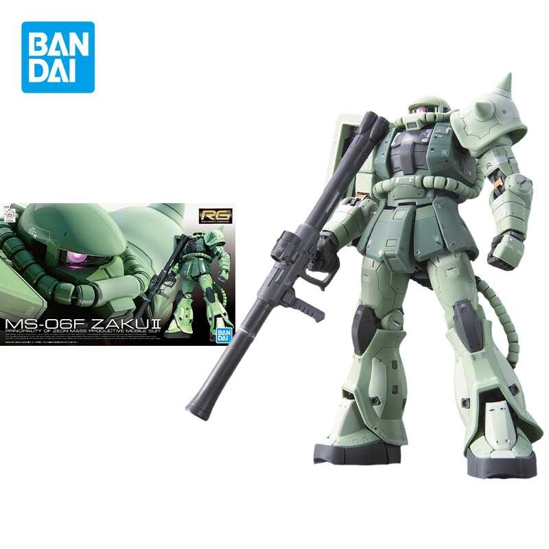 Bandai ☆ Original Am Model Kit Anime Figure RG 1/144 Ms-06F ZAKU II ...