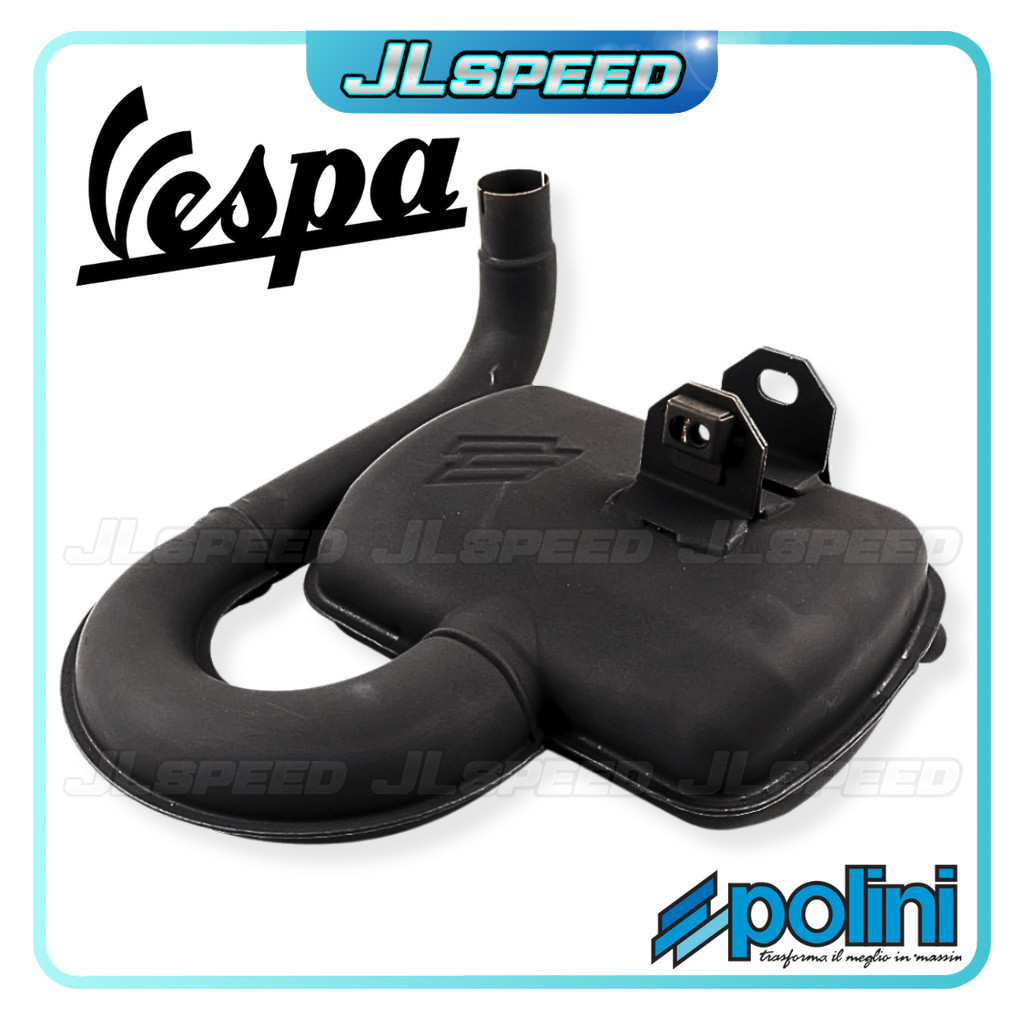VESPA Polini Super Exhaust Pipe Ekzos Exzos Muffler Standard | Shopee ...