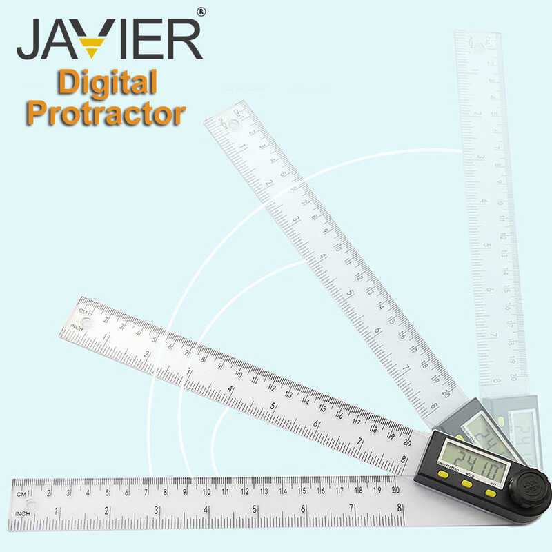 200mm 0 300mm 8inch 12inch Digital Protractor Angle Ruler Finder Meter ...