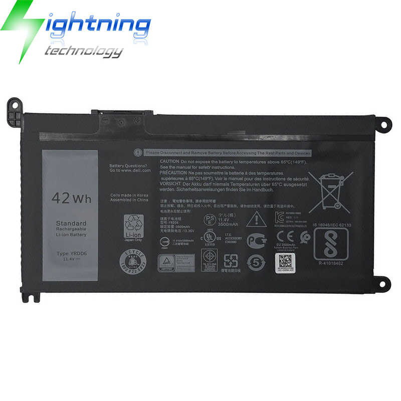 6F New Genuine Original Yrdd6 11.4V 42Wh Laptop Battery For Latitude ...