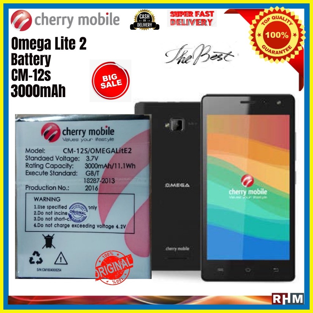 ♀ ♙ CM OMEGA LITE 2 Battery, Model CM-12S, Original High Quality ...