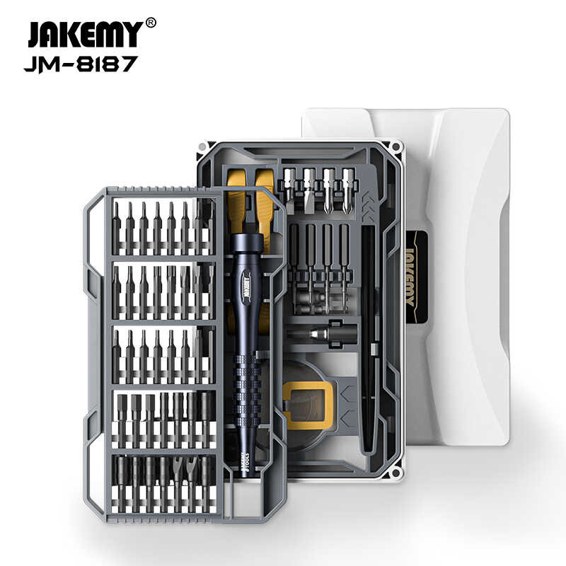 JAKEMY -8187 83 IN 1 Precision Magnetic Screwdriver Set Aluminum Alloy ...