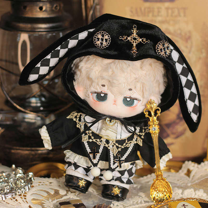 LY 15Cm Plush Toy Doll Clothes Mysterious And Cute Costume Veet Rabbit ...