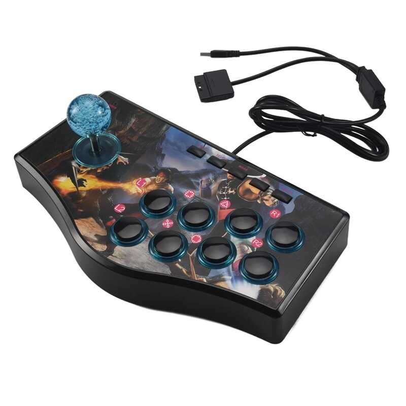 Game Retro Arcade Rocker Controller Usb For Ps2 Ps3 Pc Android Smart Tv Built In Vibrator Eight
