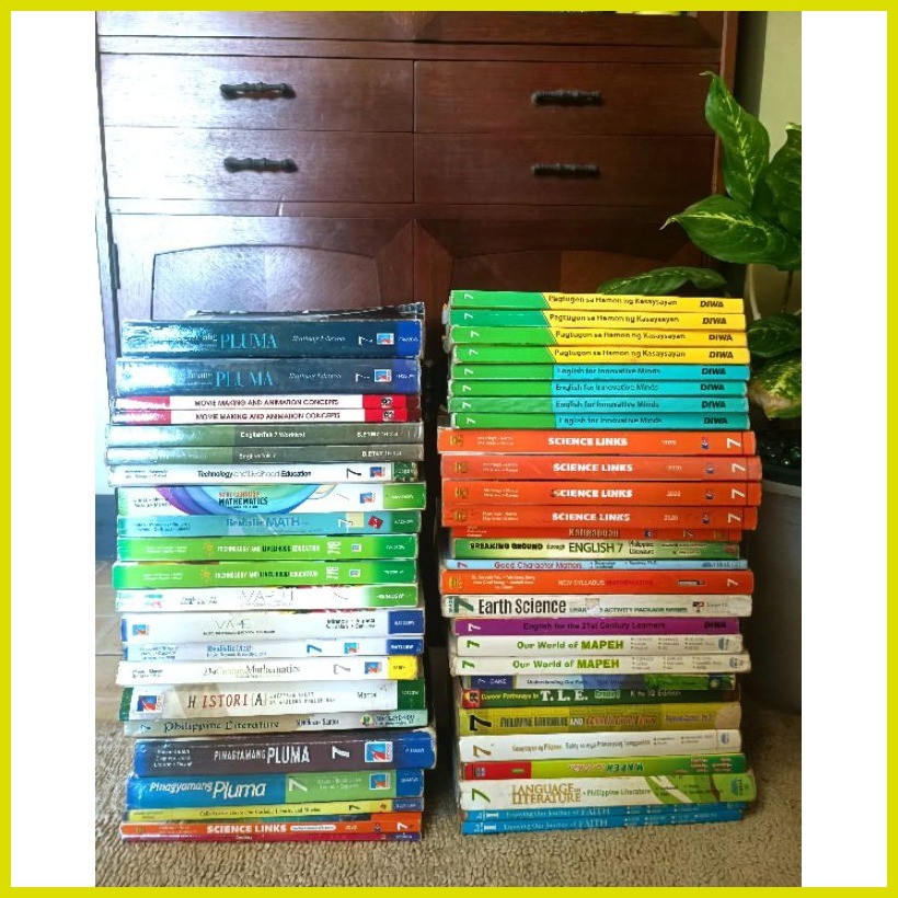 Japan Quality Grade 7 Junior High School Textbooks, preloved | Shopee ...