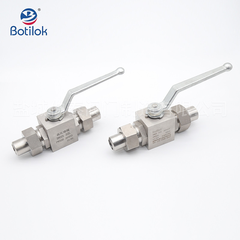304/316 na valve ng tubo na welded ng mataas na presyon ng stainless ...