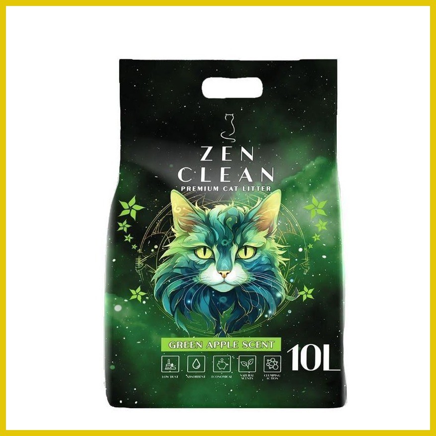 10L Zen Clean Cat Litter Bentonite Sand All Stages Fast Clumping ...