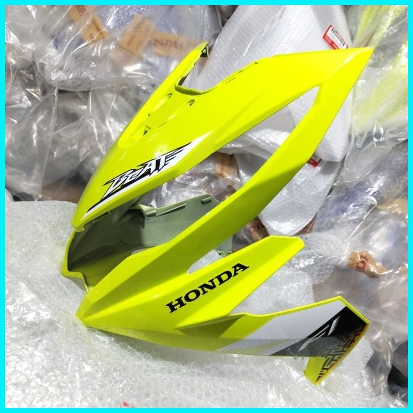 Neon Green Cover set front Beat fi v2, Front Cover,Hoda Genuine Parts ...