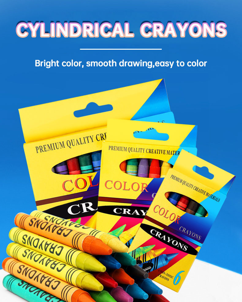 6/8/12/16/24pc Set Generic Crayon Crayons Set School Supplies Art ...