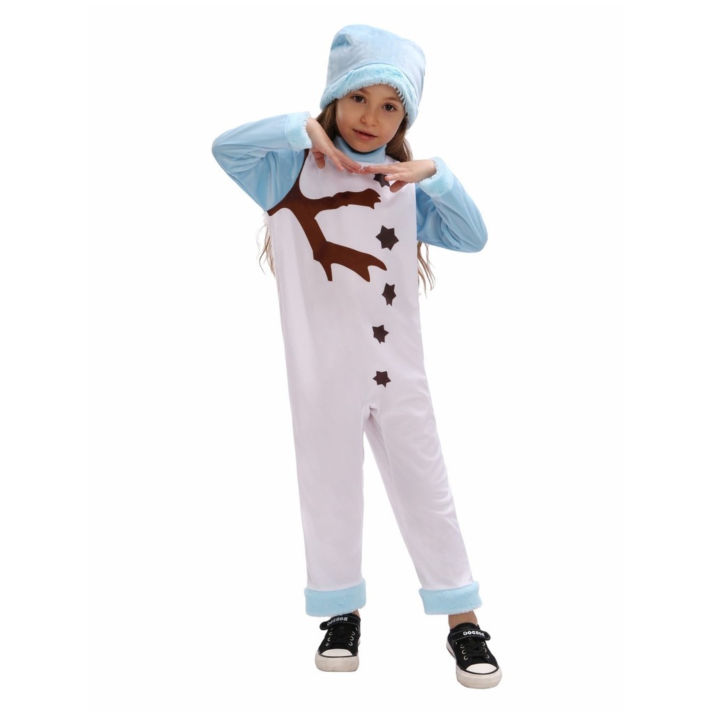 2024 New Christmas Costumes Christmas Dress Up Snowman Winter Pajamas ...