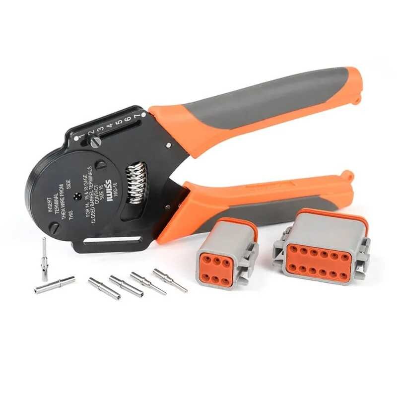 1 7 Pc IWD-12/16/20 Crimper Harley Caterpillar Hand Tool For Deutsch ...