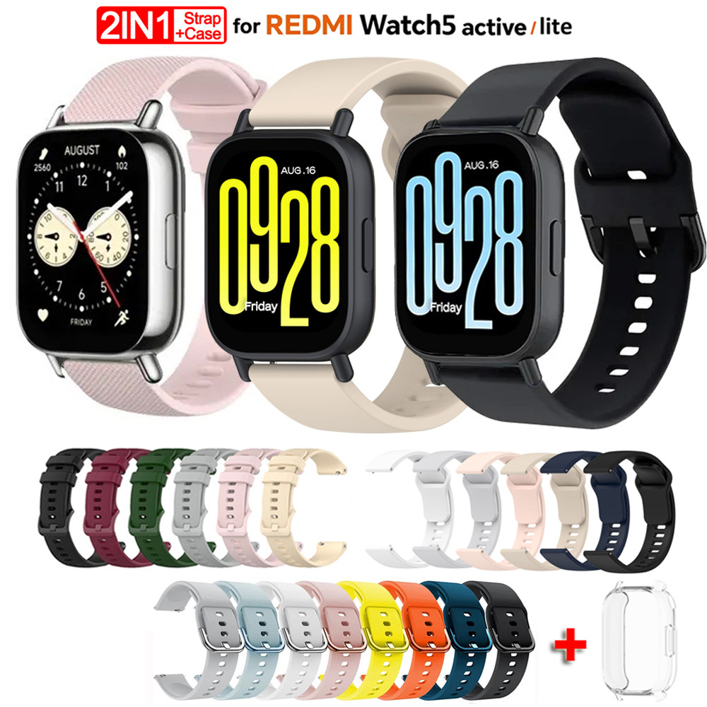 Silicone Watch Strap For Xiaomi Redmi Watch 5 Active/Lite Replacement ...