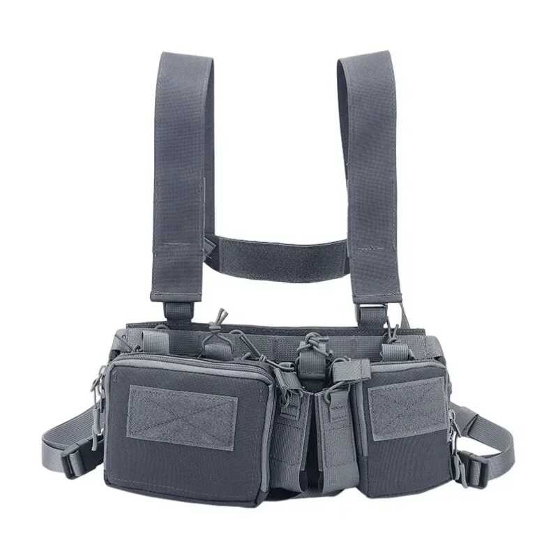 System Molle Chest Rig Vest CS Match Gear Pack Magazine Pouch Waist Men ...