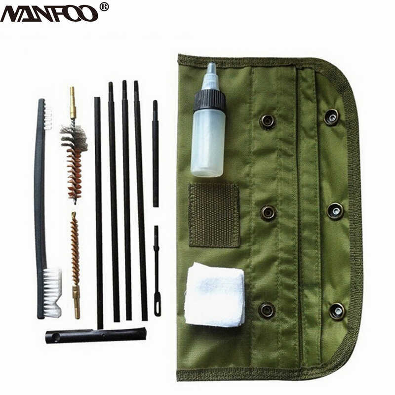 A32 10Pcs/Set Kit Tactical Military Pistol Set Shooting Rifle Cleaning ...