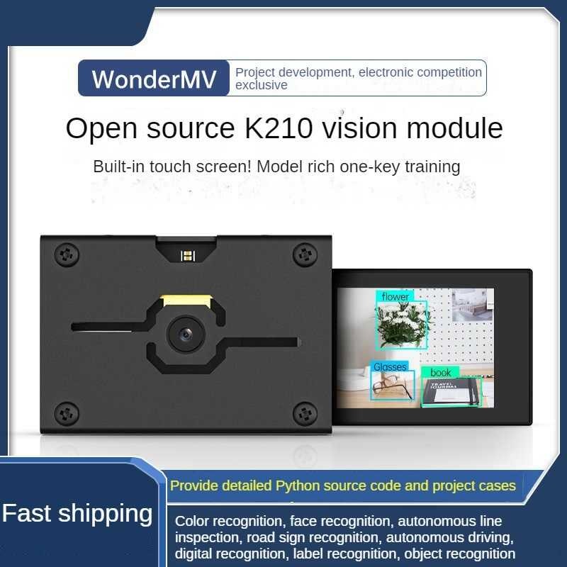 635 Wondermv K210 Open Source Visual Recognition Module Image Facial Detection AI Camera For ...